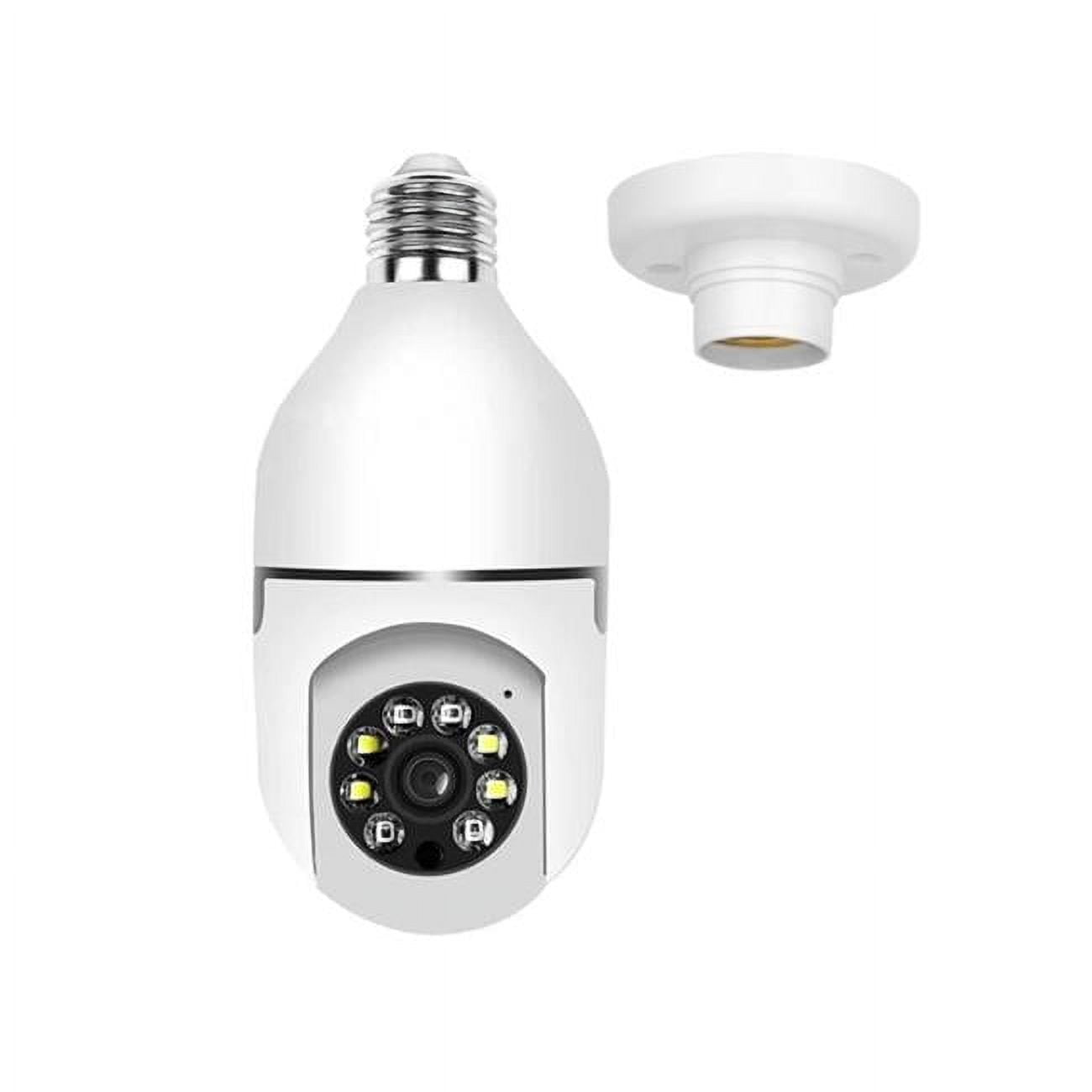 E27 Wi-Fi Bulb Camera 1080P FHD Wi-Fi IP Pan Tilt Security Surveillance ...