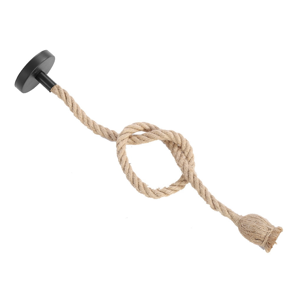 E27 lamp holder 1m hemp rope rope power cord DIY pendant decorative ...