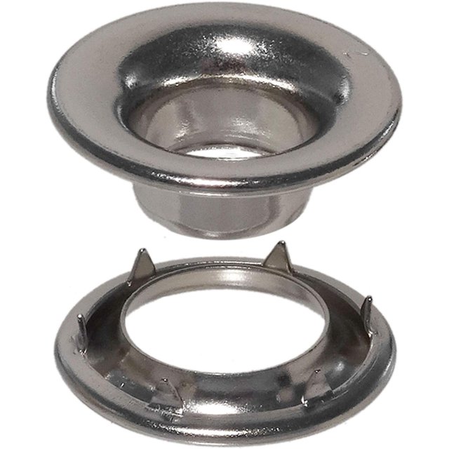 E2RRGSWSS100 Stainless Steel Rolled Rim Grommet and Spur Washer ...