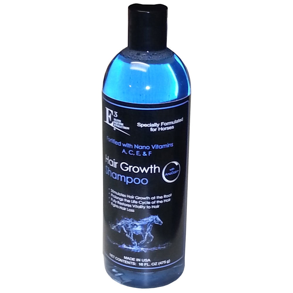 E3 Elite Equine Evolution E3 Hair Growth Shampoo 16oz - Walmart.com