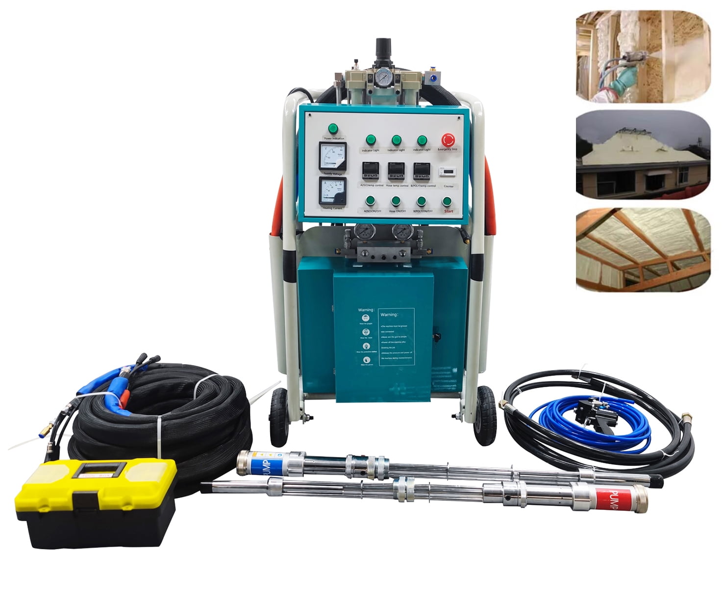 E3 Polyurethane Foam Spray Machine Portable Urethane Foaming Machine ...