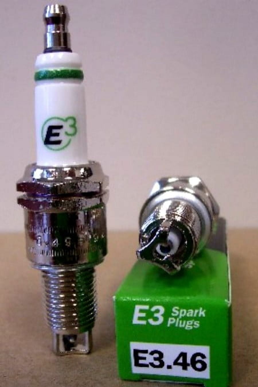 E3 Automotive Spark Plug E3.46, DiamondFIRE Technology, 14 mm Gasket ...