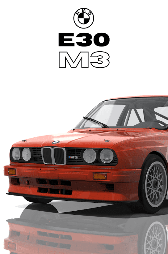 E30 Classic Sports Car Poster Retro Performance Coupe Auto Wall Art ...