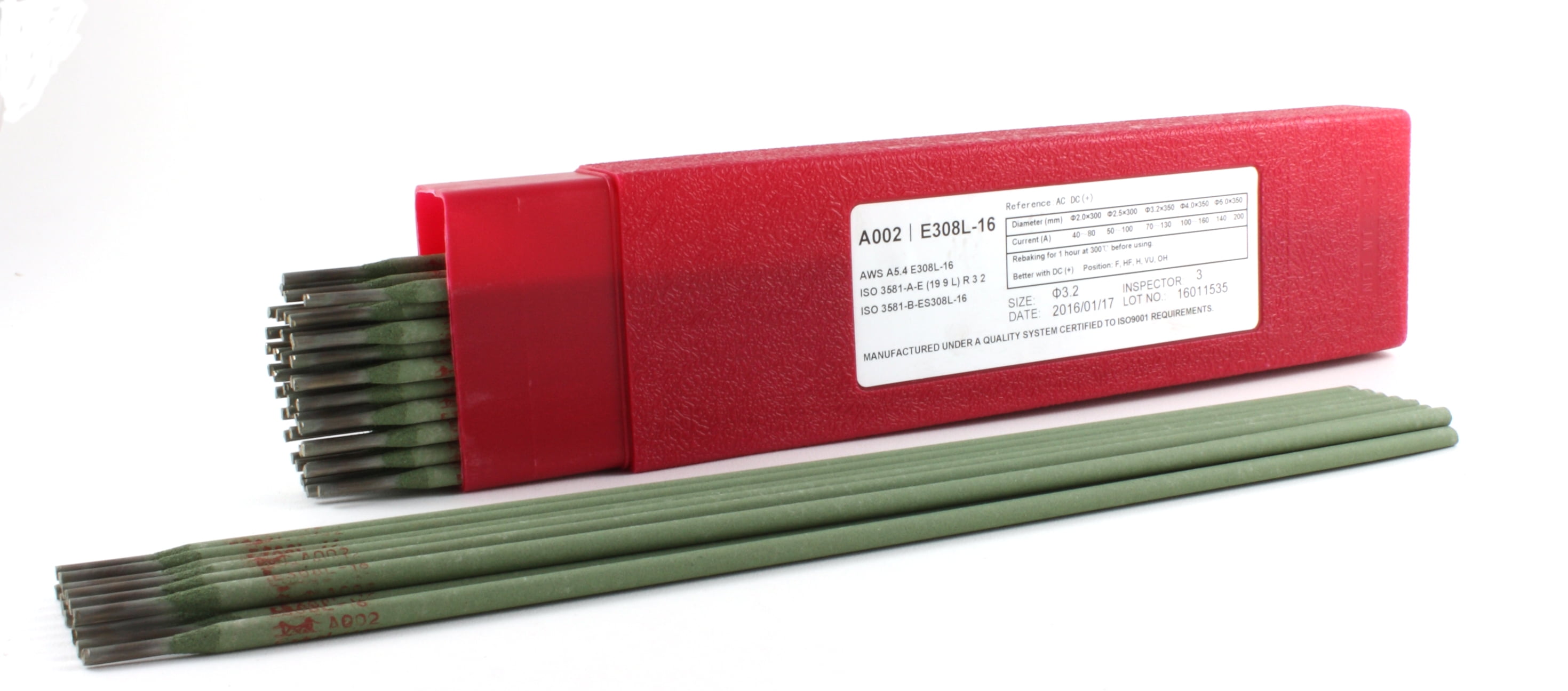 E308L-16 - Stainless Steel Welding Electrode - 14" x 1/8" (4.4 LB ...