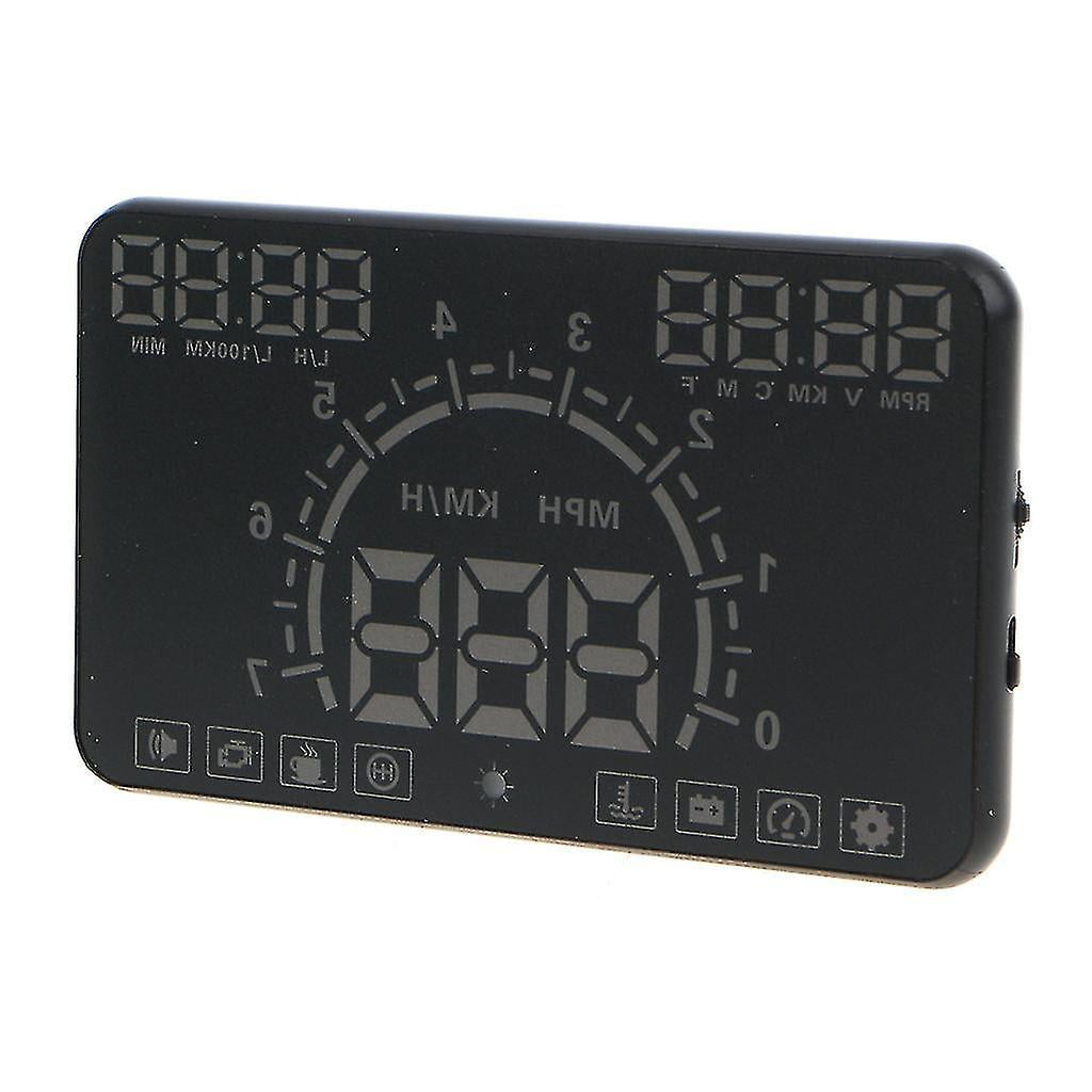 E350 5.8" Screen Hud Car Up Display Engine Fault Fuel Alarm Meter ...