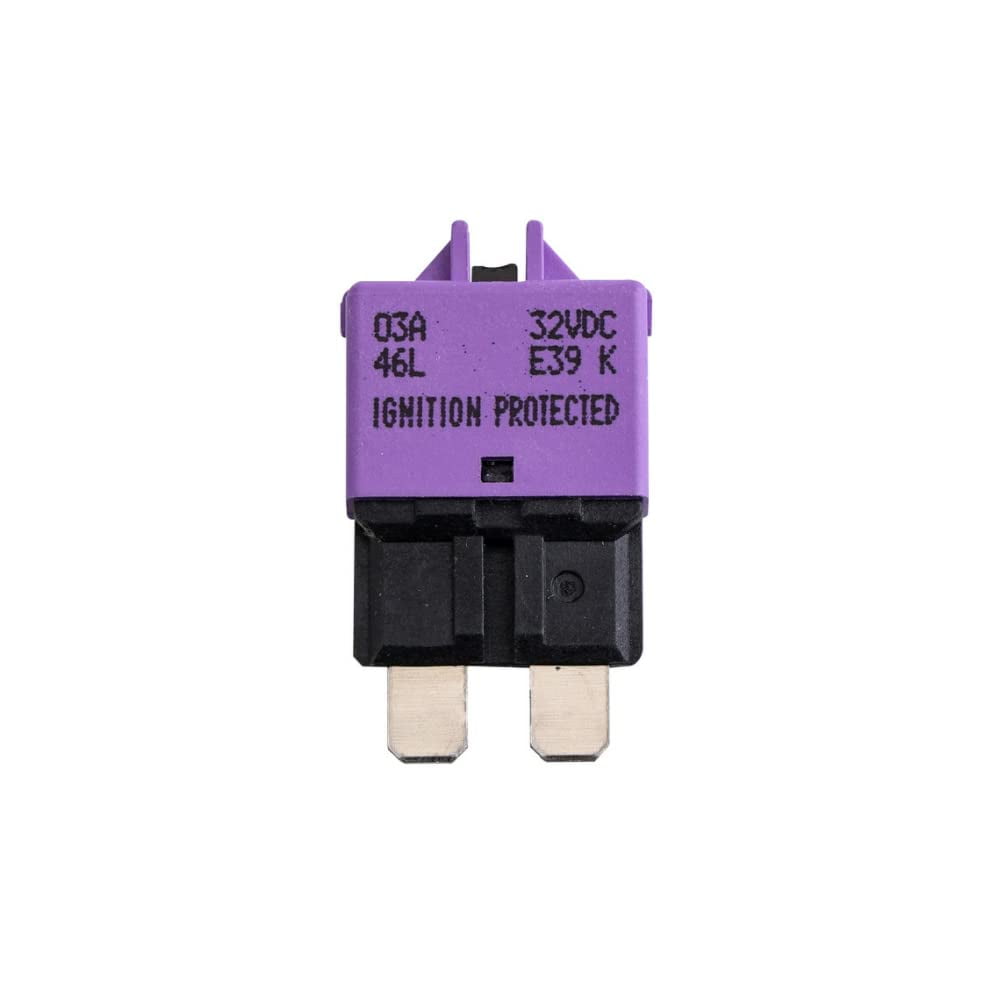 E39 3A GLOSO Manual (T3) Reset Low Profile ATC/ATO Circuit Breakers (3A ...