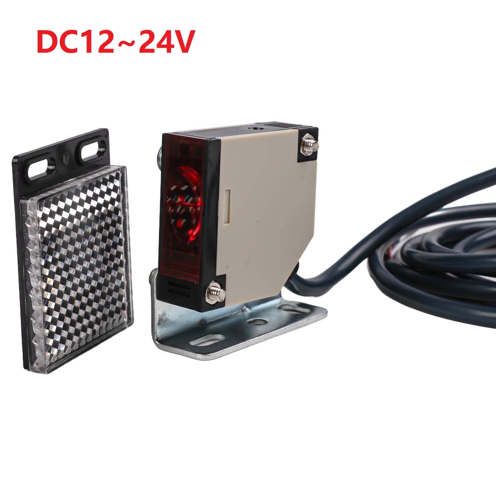 E3Jk-R4M1 Reflective Photoelectric Sensor Switch, 220V Ac/Dc , Mirrored ...