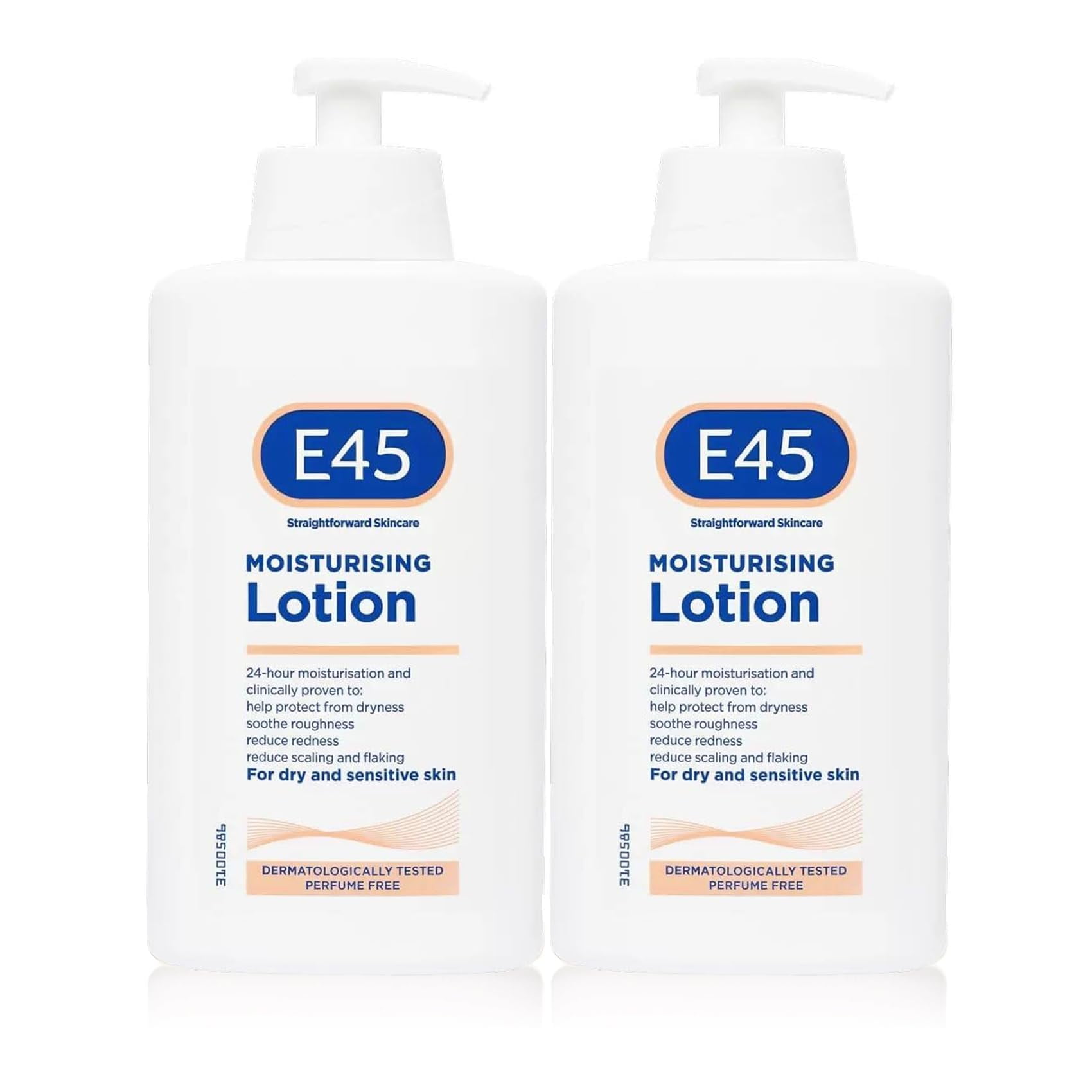 E45 Dermatological Moisturising Lotion, TGF4 16.91 Fl Oz (Pack of 2 ...