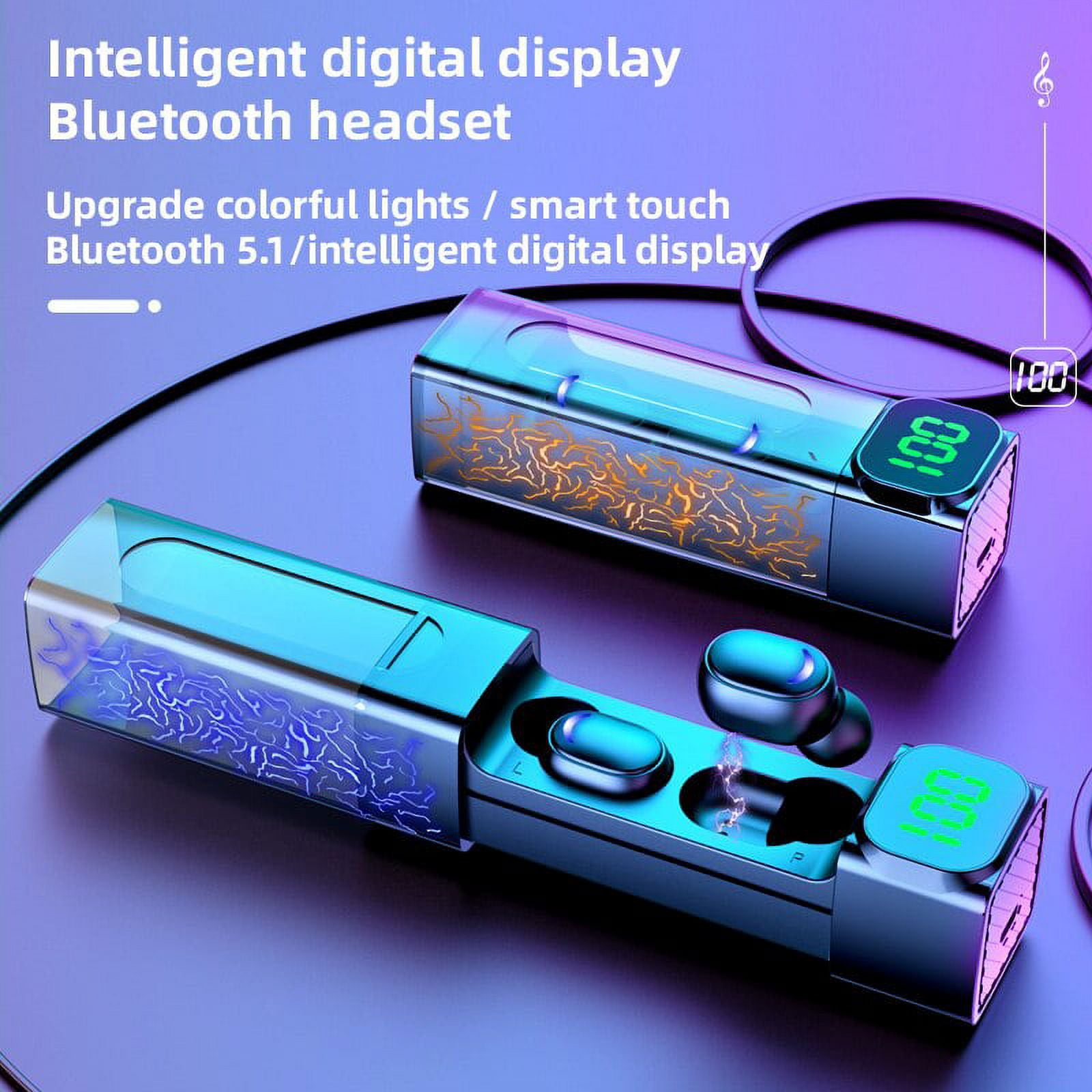 E50 Tws Bluetooth Earphones Wireless Headphones Earbuds Microphone ...