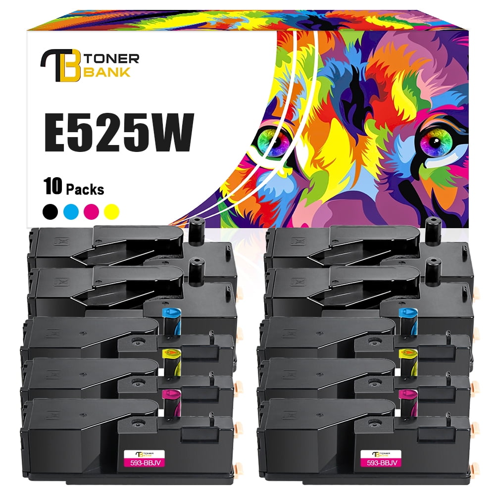 E525W Toner Cartridge Compatible for Dell E525W E525 525w for Dell 593 ...