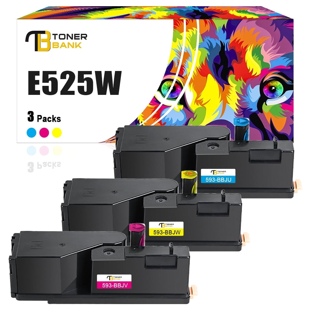 E525W Toner Cartridge Compatible for Dell E525W E525 525w for Dell 593 ...