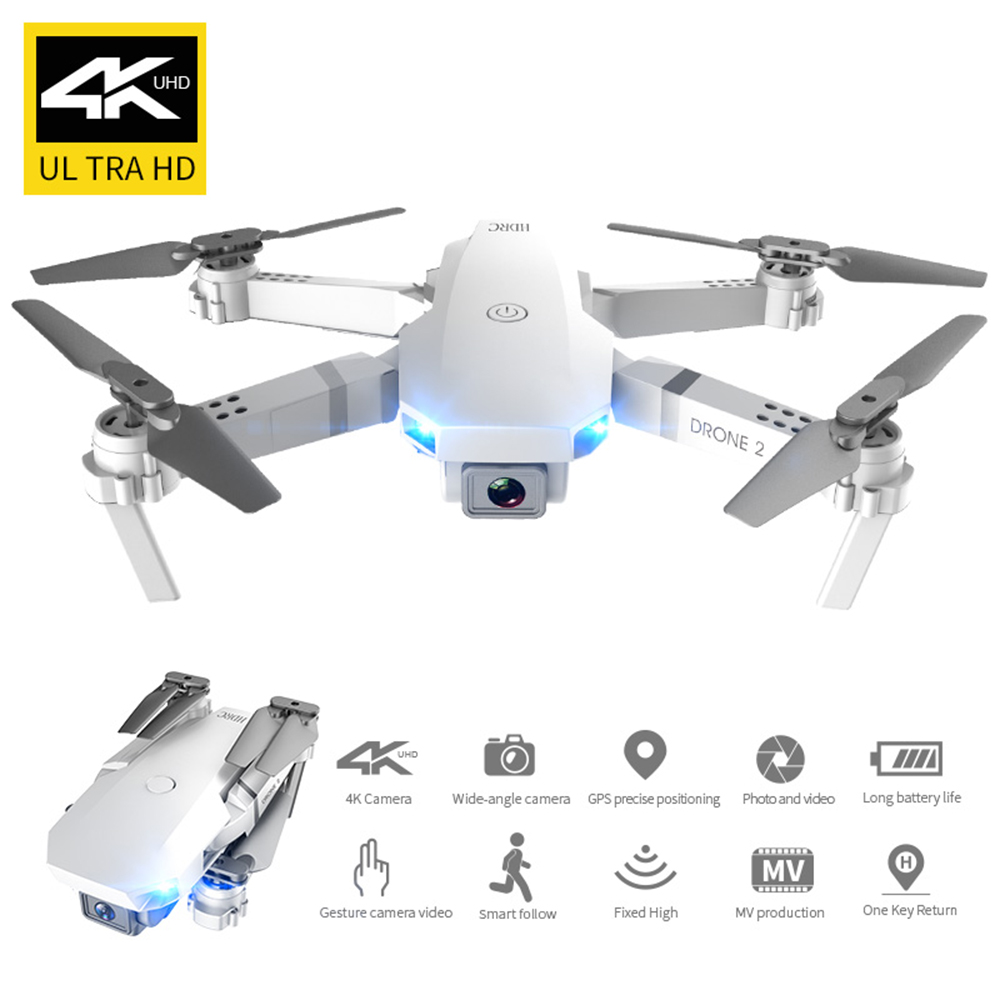 E59 folding UAV HD aerial photography 4K aircraft Dual Camera mini remote control aircraft ...