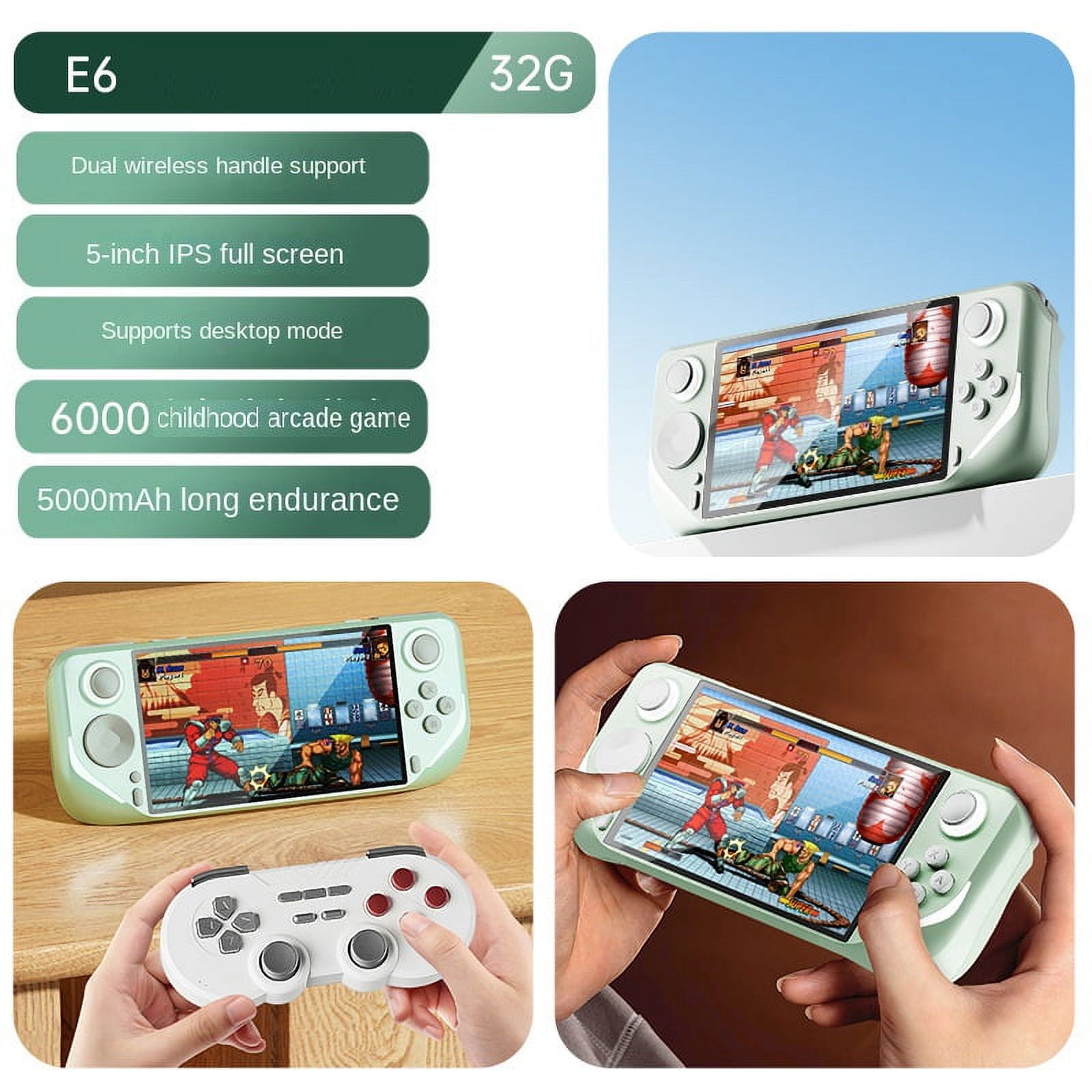 E6 Handheld Game Console PSP Arcade 5-inch fully laminated Gaming ...