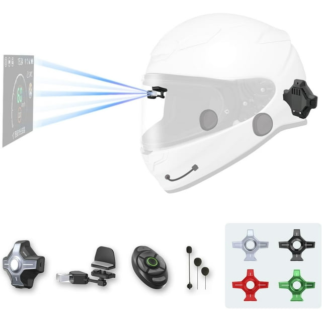E6-SE Motorcycle Helmet HUD, Head Up Display, Bluetooth,GPS, CarPlay ...