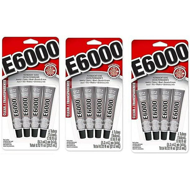 E6000 5510310 Craft Adhesive Mini, 3 Pack - Walmart Business Supplies