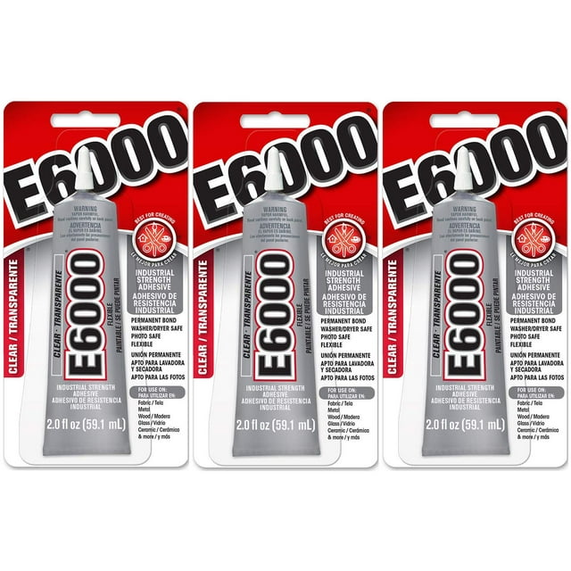 E6000 High Strength All-Purpose Clear Adhesive 2oz, Ideal for Metal ...