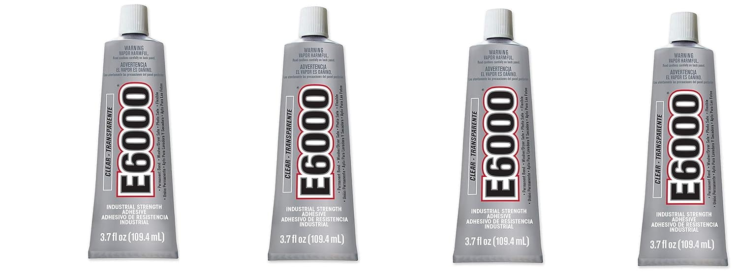 E6000 Craft Adhesive, 3.7 Fluid Ounces, 4-Pack - Walmart.com