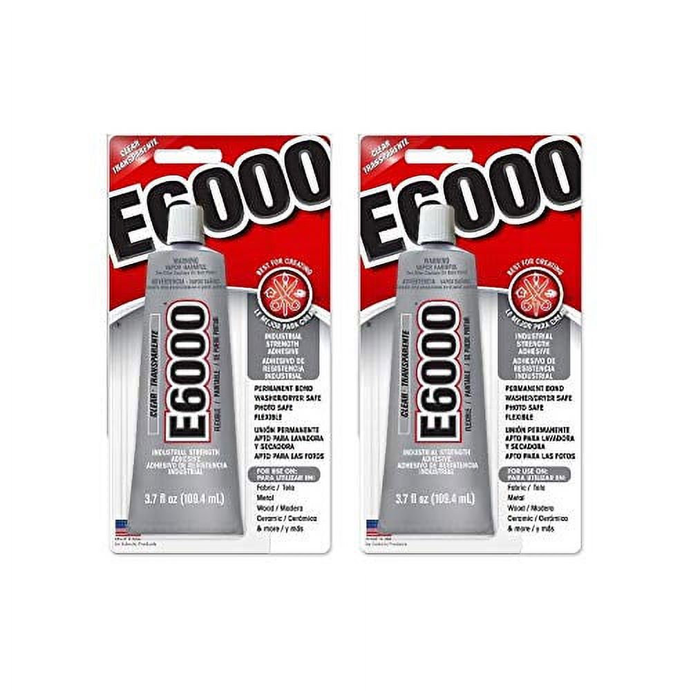 E6000 Craft Adhesive 3.7 oz (Pack of 2) (2 x (Pack of 2)) - Walmart.com
