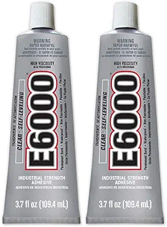 E6000 High Viscosity Adhesive, 3.7 Fluid Ounces - 2 Pack - Walmart.com