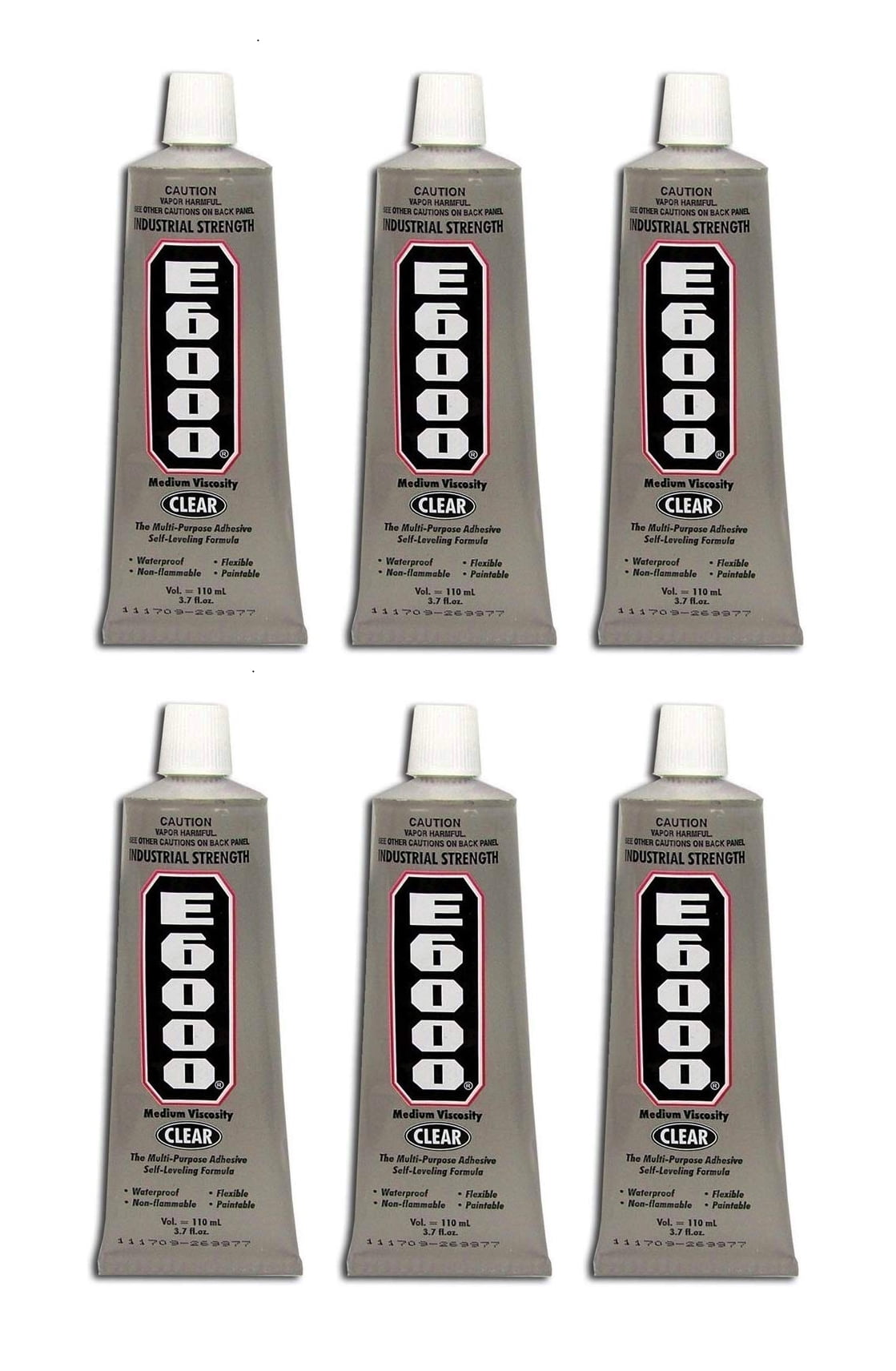 E6000 Industrial Multi-Purpose Adhesive (6 Pack) - Walmart.com