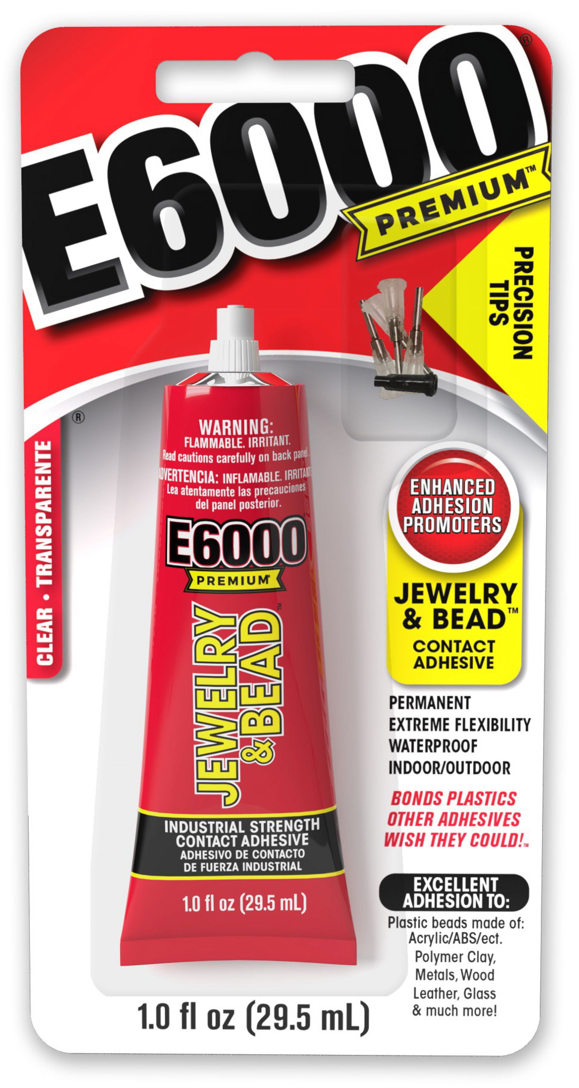 E6000 Premium Jewelry & Bead Adhesive-1oz - Walmart.com