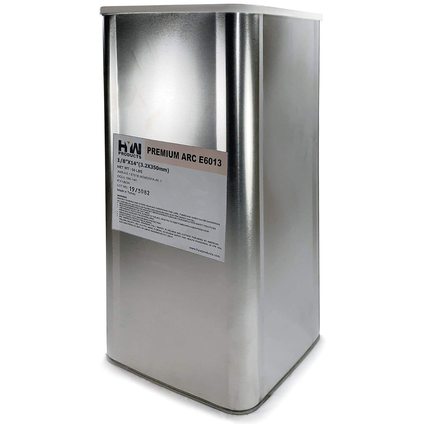 E6013 Premium Arc Stick 1/8" Electrodes 14" Welding Rods 50-pound Steel ...