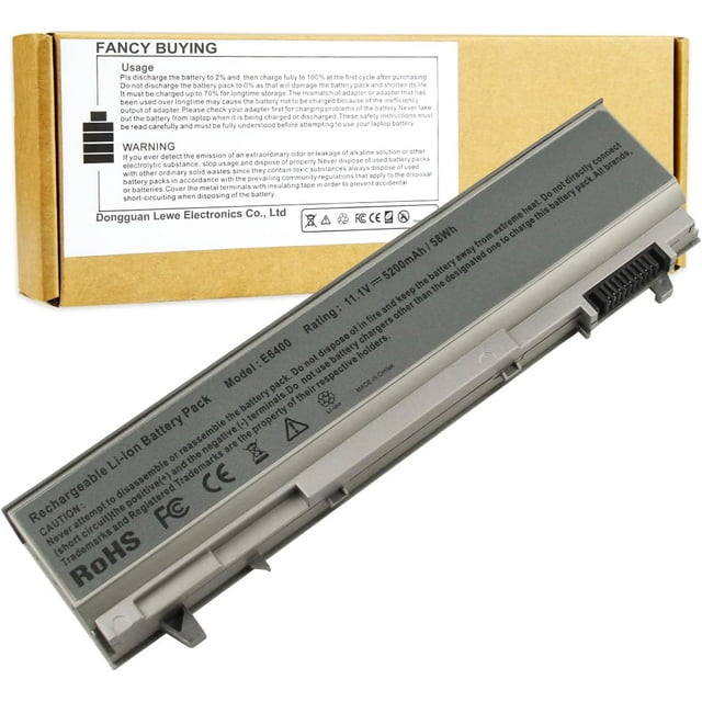 E6410 Laptop Battery for Dell Latitude E6510 E6500 E6400 Precision ...
