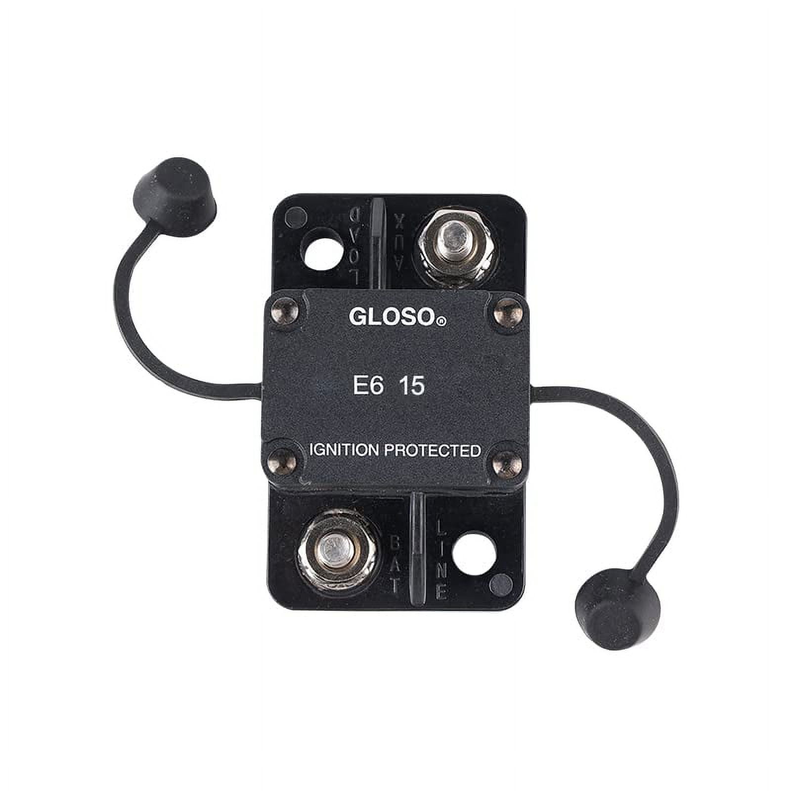 E67 GLOSO 15A Mid Range Mini T1 Auto Reset Circuit Breaker, Compact ...