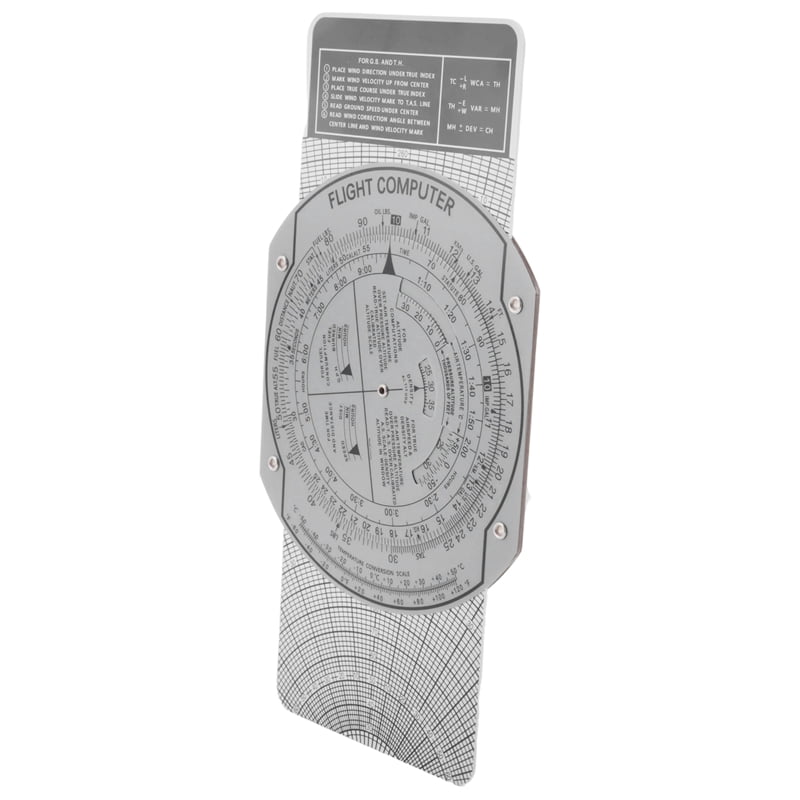E6B Flight Computer Aviation Plotter Circular Slide Rule Used in ...