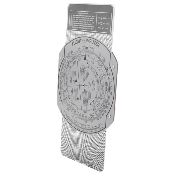 E6B Flight Computer Aviation Plotter Circular Slide Rule Used in ...