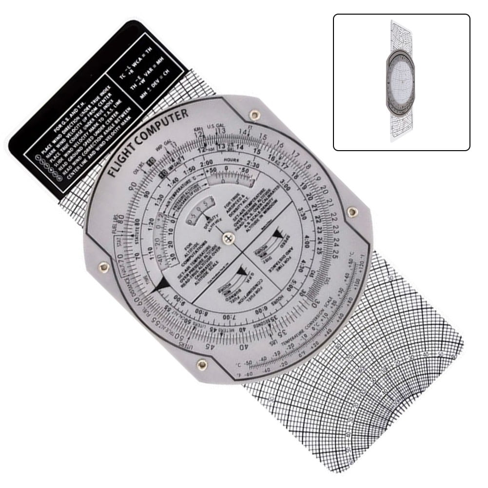 E6B Flight Computer Aviation Plotter Slide Rule For Aviation Flight ...