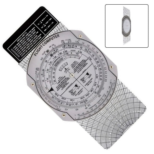 E6B Flight Computer Aviation Plotter Slide Rule For Aviation Flight ...