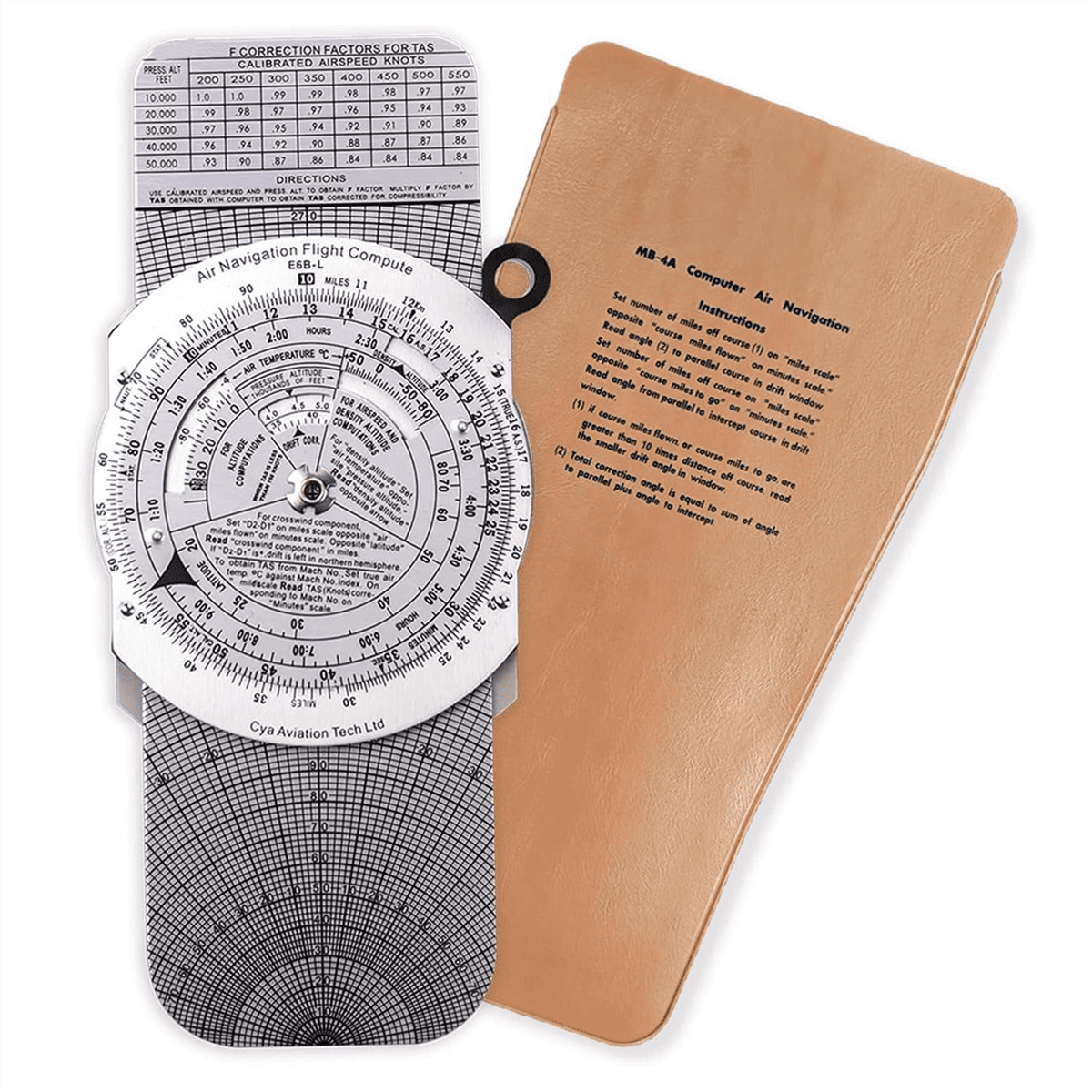 E6B Metal Flight Computer,Aviation Aluminum Pilot Calculator Standard ...