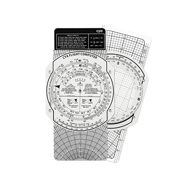 E6B Plastic Flight Computer, Patented Aviation Pilot Flight Computer ...