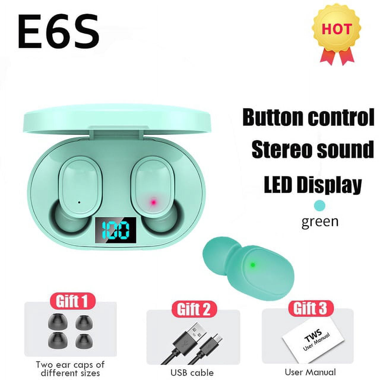 E6s Tws Bluetooth 5.0 Headphones True Wireless Earbuds In Ear Handsfree ...