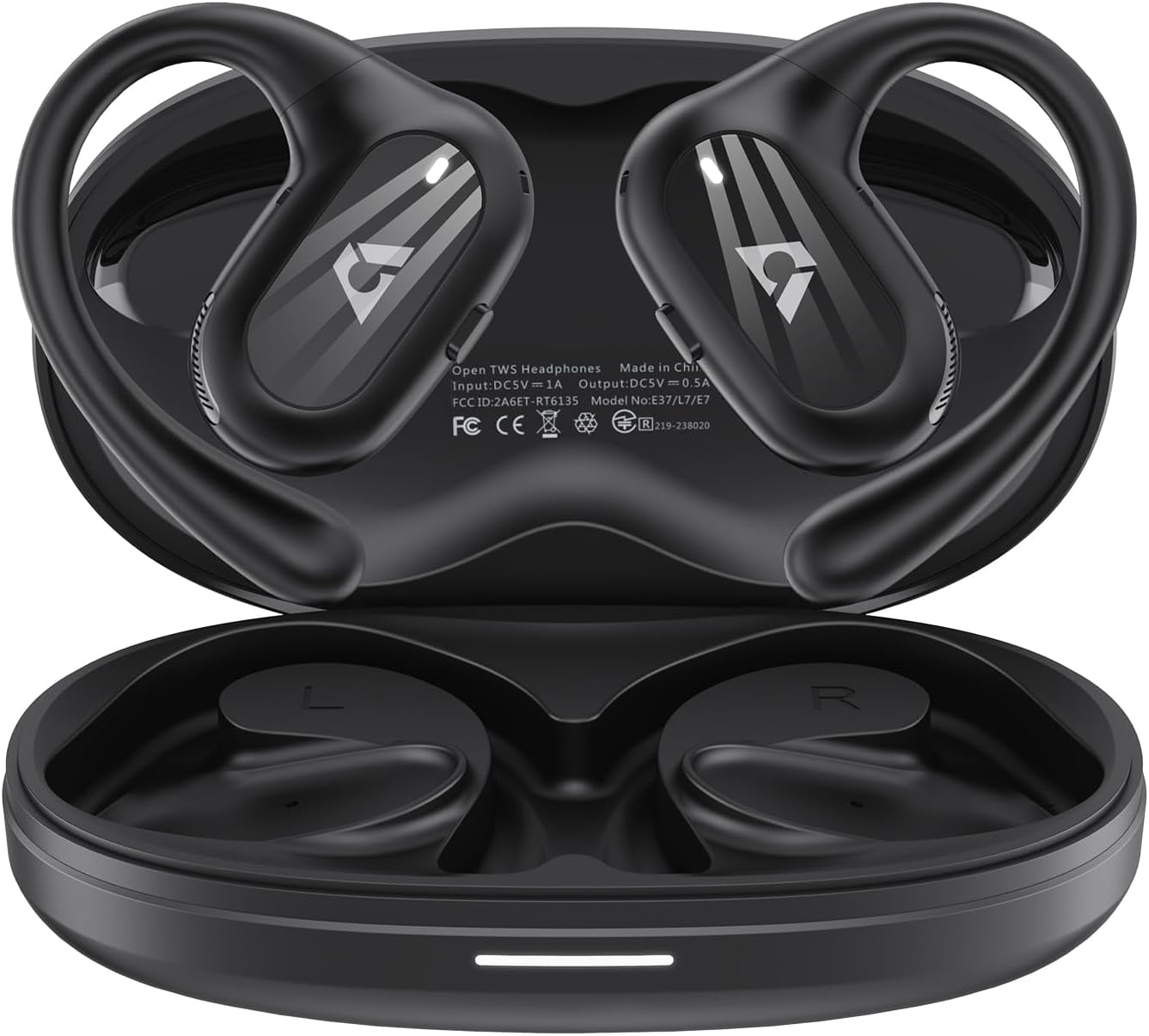 E7 Open Ear Headphones,Sports Wireless Headphones Bluetooth 5.4 ...