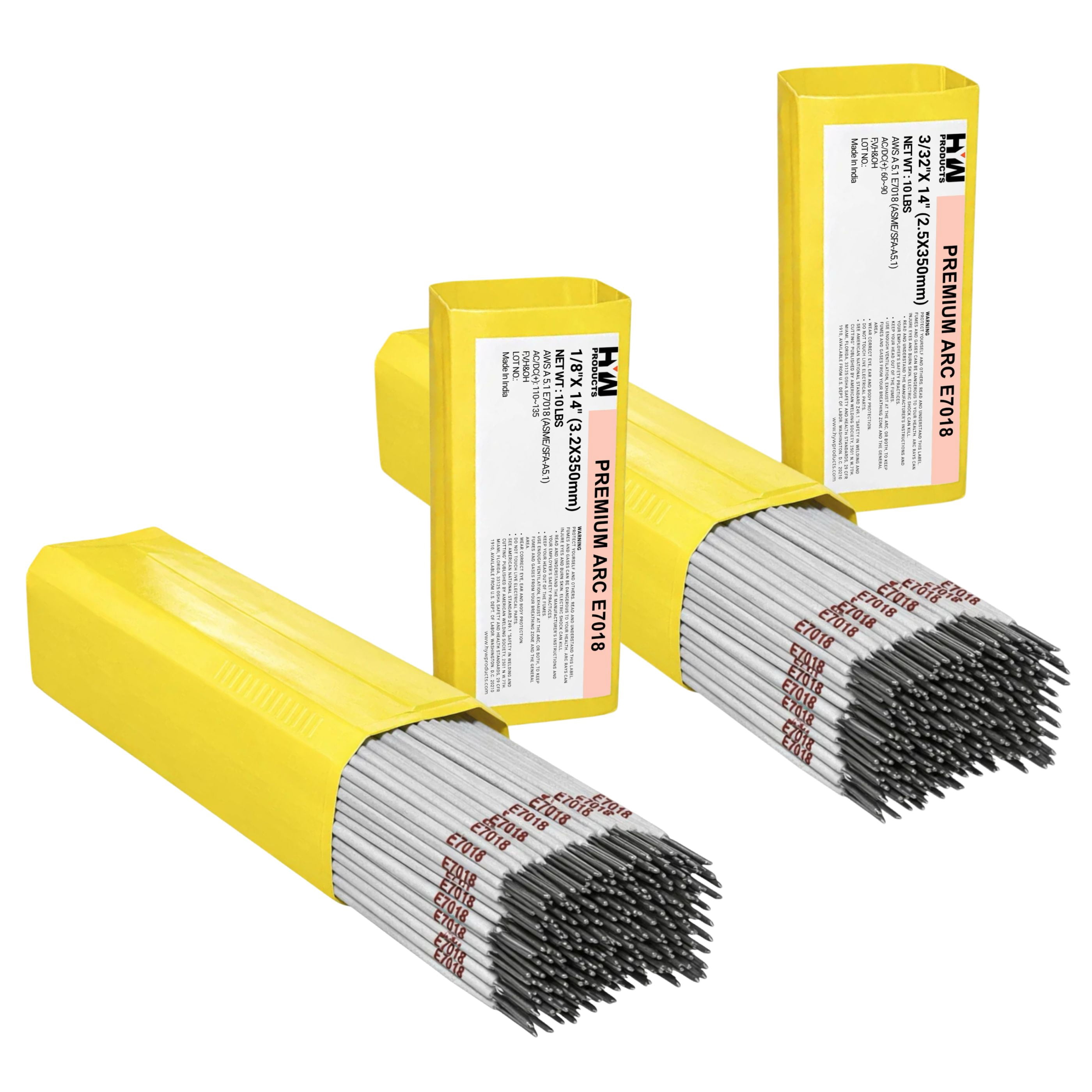 E7018 Preminum Arc Stick Electrodes 14" Welding Rods 10-pound 2-Pack (1 ...