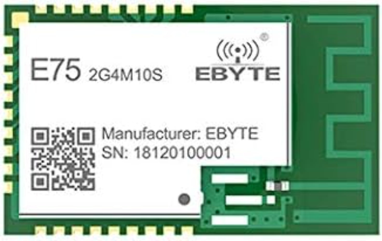 E75-2G4M10S JN5169 Zigbee 2,4GHz 10mW Radio Transmitter SMD 10dBm PCB ...
