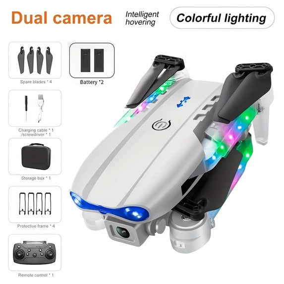 E88 PRO MAX Drone, Dual 4K Cameras, Brushless Motor, Obstacle Avoidance ...