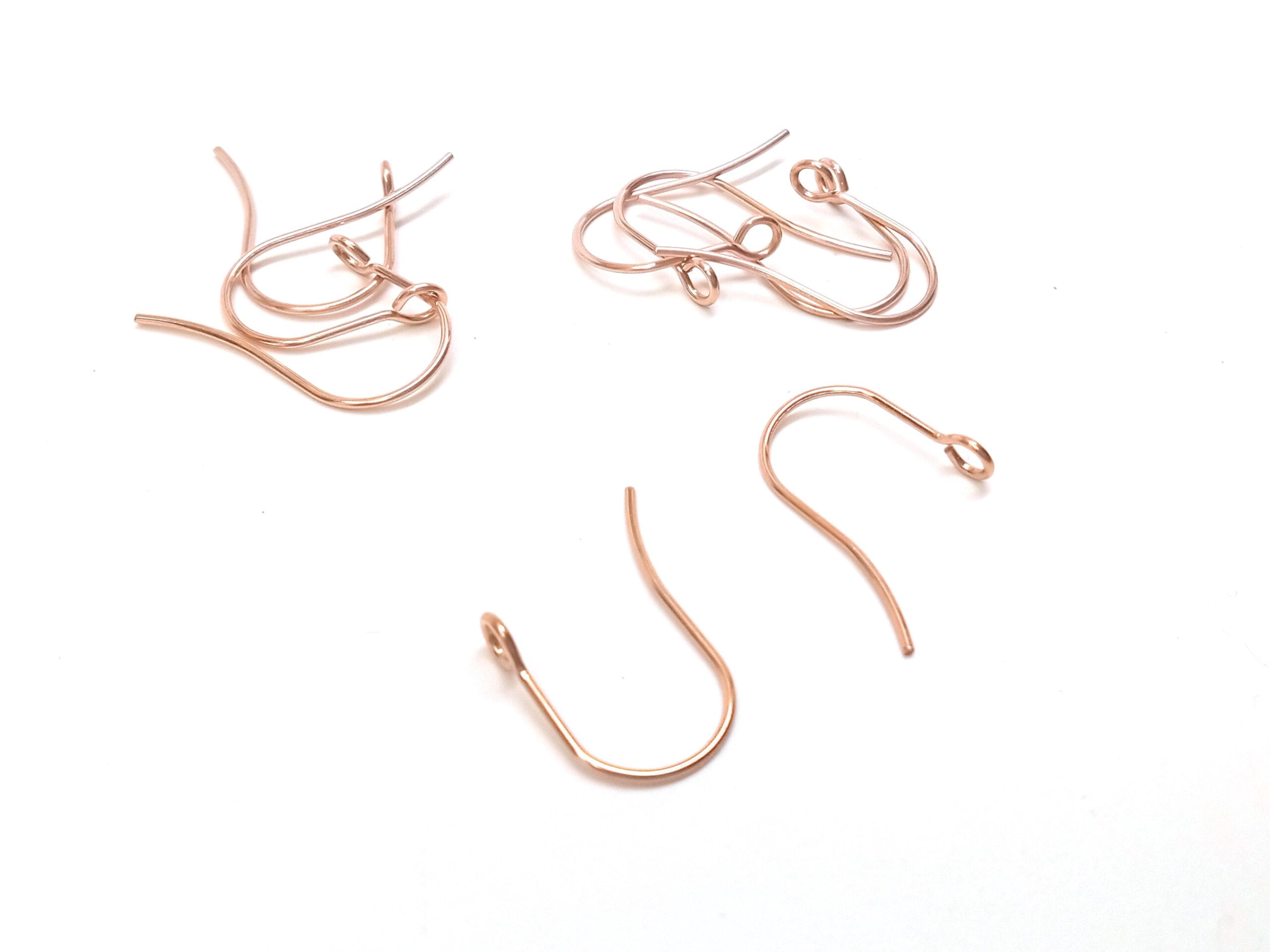 E991 - 50 pcs 304 Stainless Steel Earring Hooks with Loop Hole - 18mm x ...