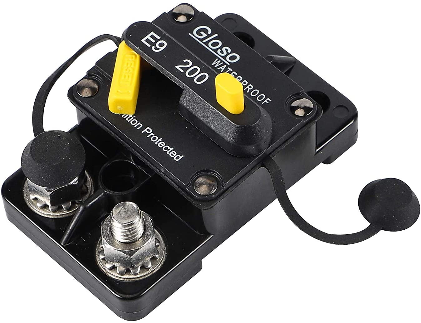 E9C 200A GLOSO Waterproof Auto Rese Breaker For Car Truck RV Automotive ...