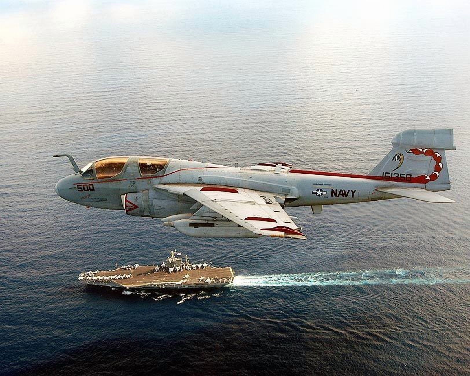 EA-6 / EA-6B Prowler Scorpions VAQ-132 Style - A - 20x30 Inch Laminated ...