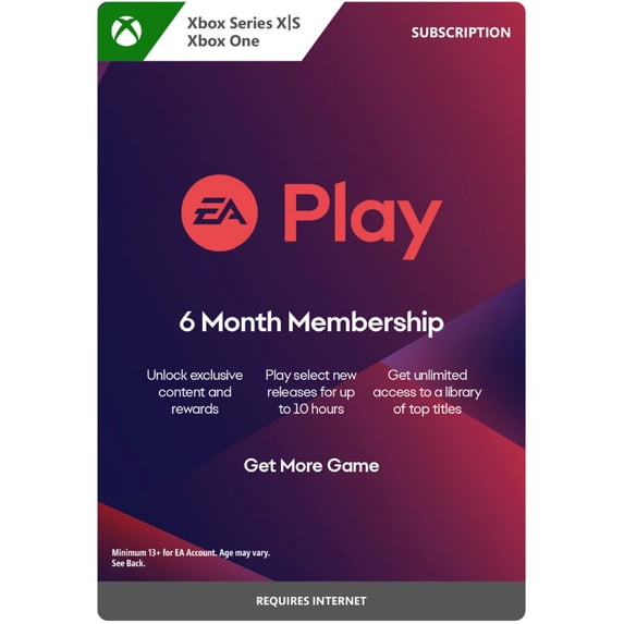 EA Play 6 Month Subscription - Xbox One, Xbox Series X|S [Digital ...