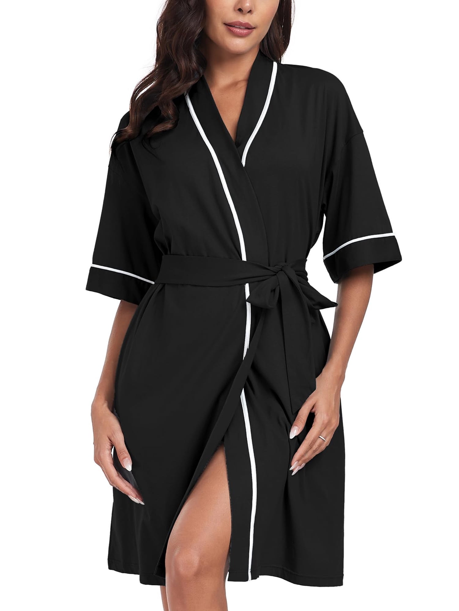 EA'S SECRET Robes for Women 100% Cotton Summer Robes Short Knit ...