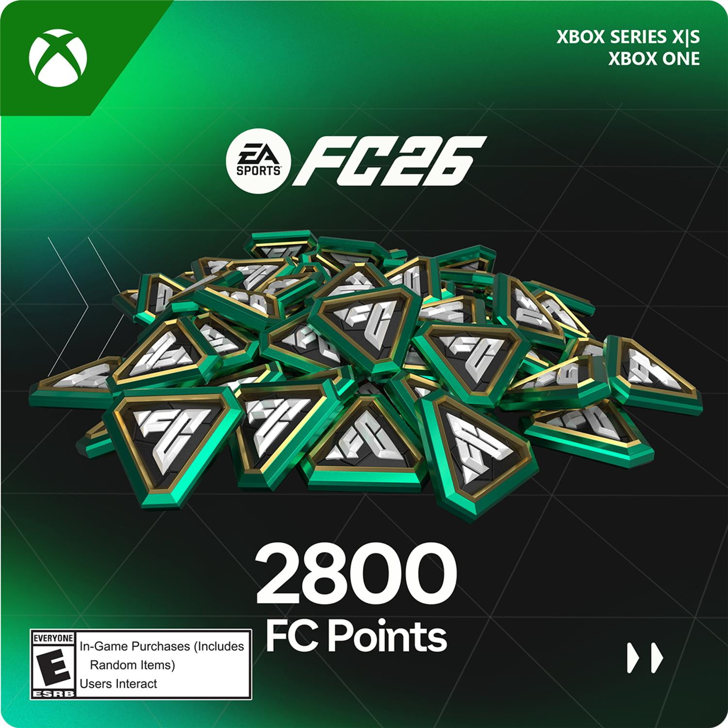 EA Sports FC 26 - FC Points 2800 - Xbox Series X|S [Digital] - Walmart.com
