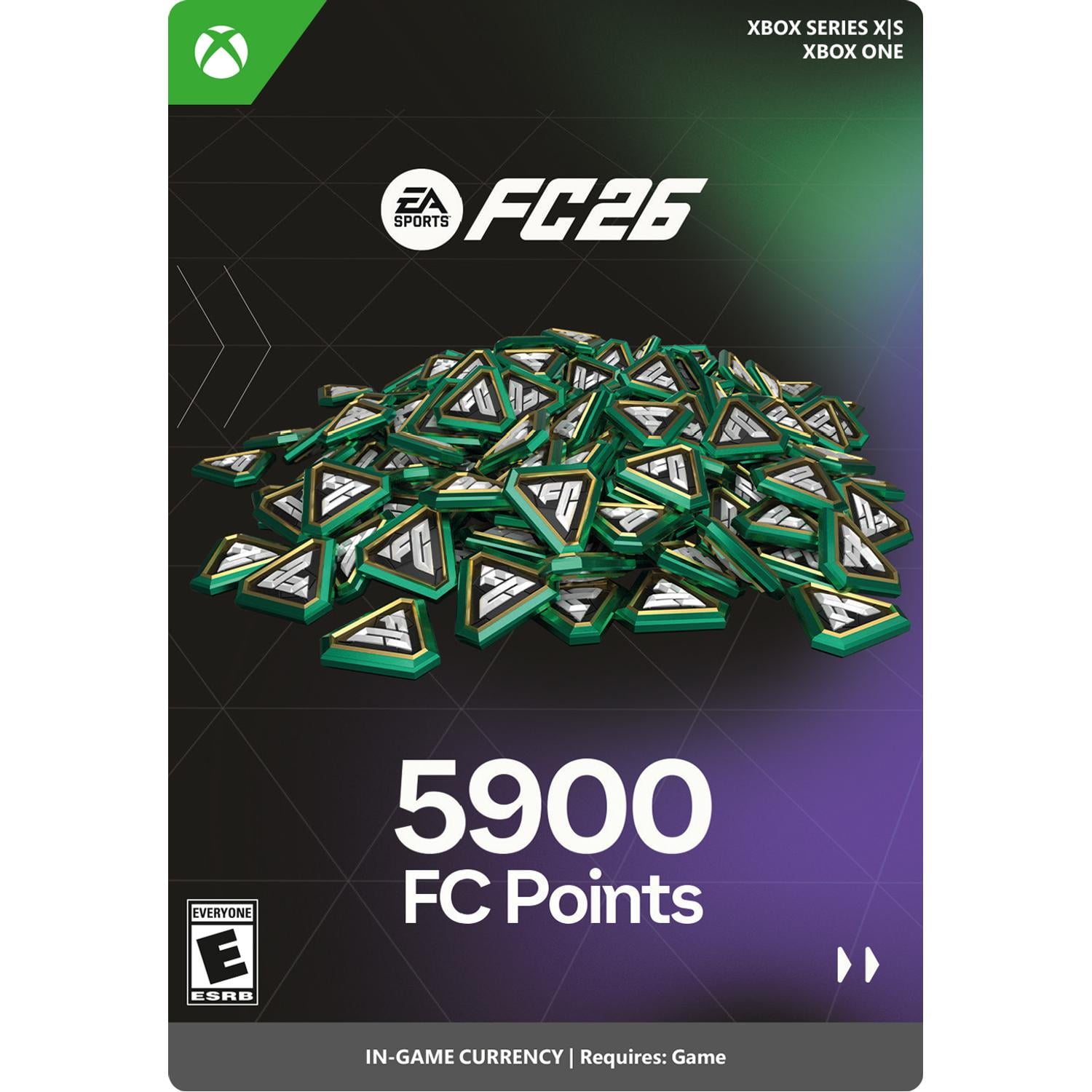 EA Sports FC 26 - FC Points 5900 - Xbox Series X|S [Digital] - Walmart.com