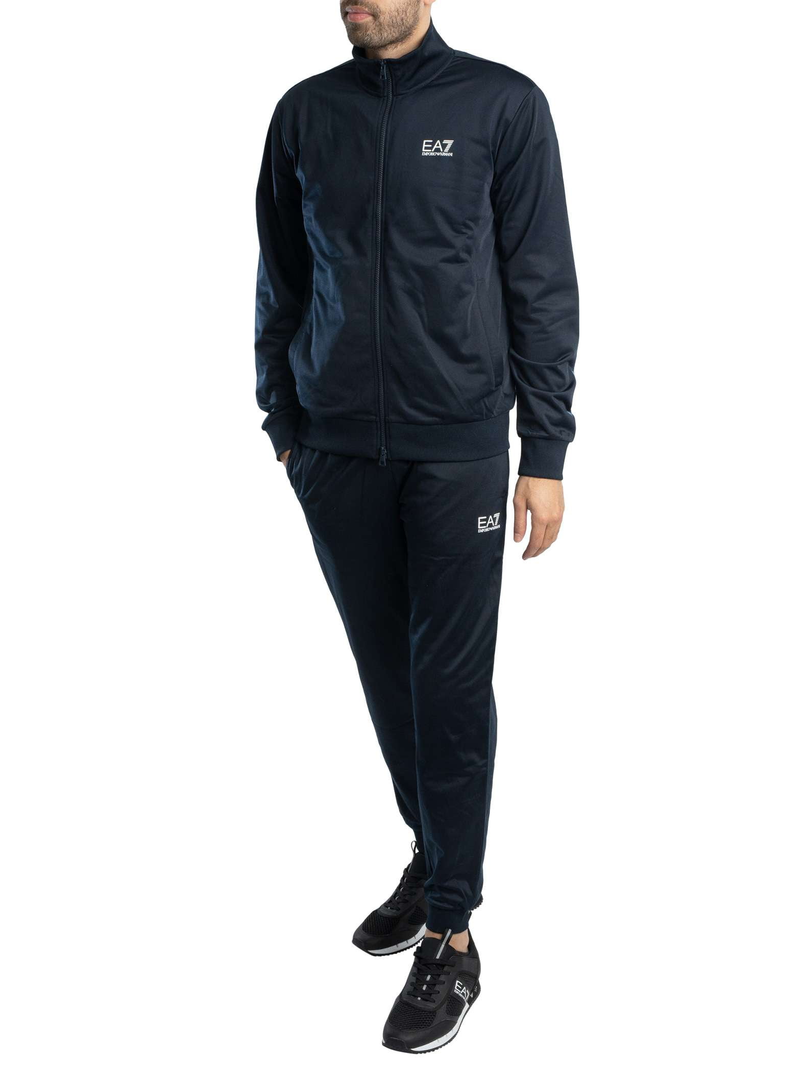 EA7 Logo Zip Tracksuit, Blue - Walmart.com
