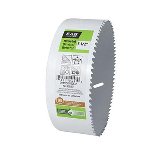 EAB Tool USA 257281 5.5 in. M3 Bi-Metal Industrial Hole Saw, Pack of 2 - Walmart.com