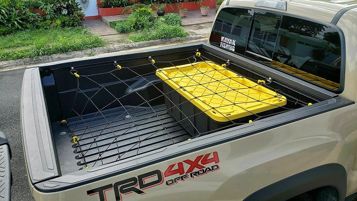 EACCESSORIES EA Cargo Net for Toyota Tacoma Pickup Mid Size Long Bed 60 ...