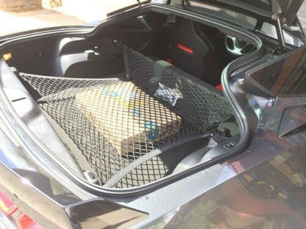 EACCESSORIES EA (Qty.3) Trunk Organizer Cargo Net for CHEVROLET C7 ...